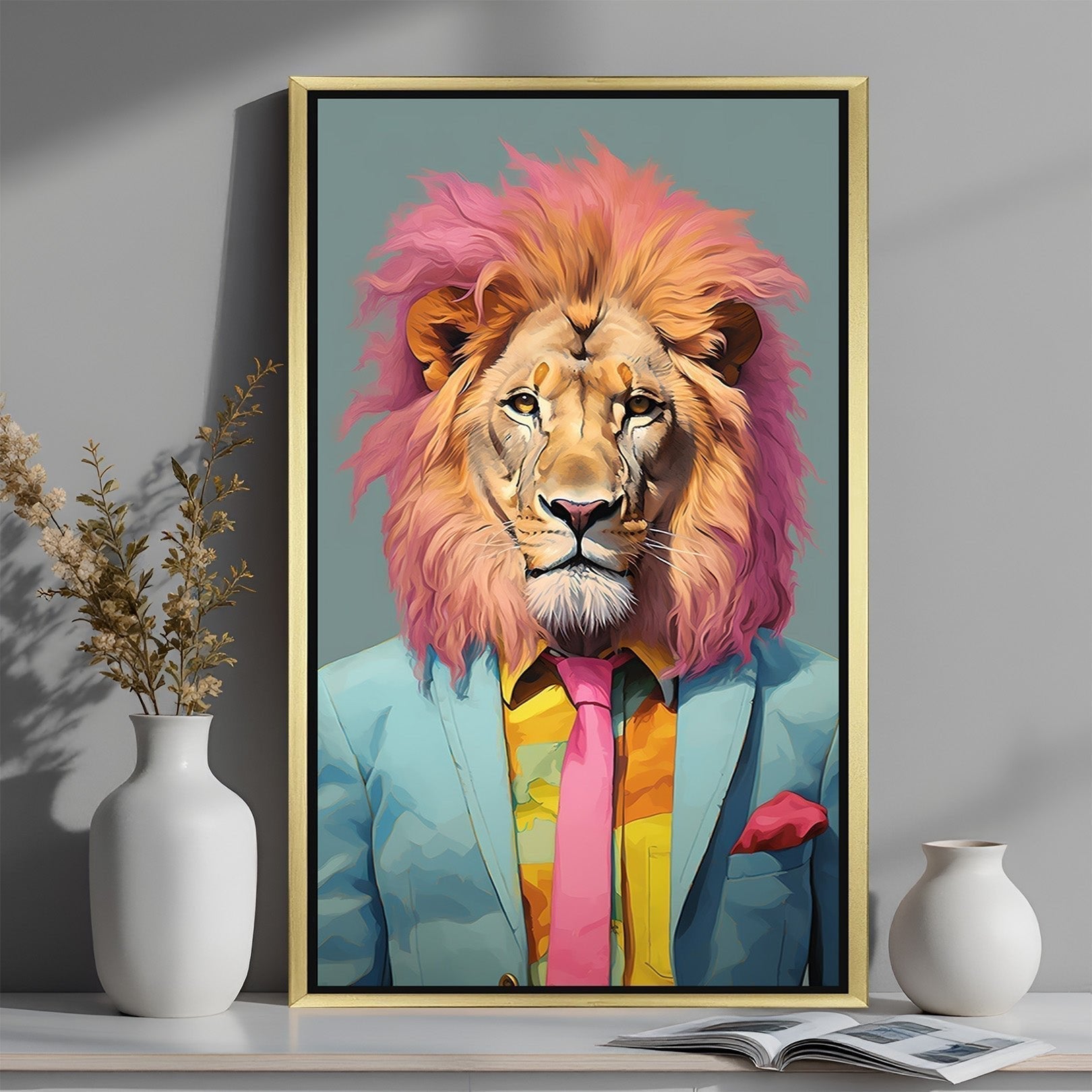 Lion Wall Art Meaning – Strength & Placement Tips – CIPHER SPACES