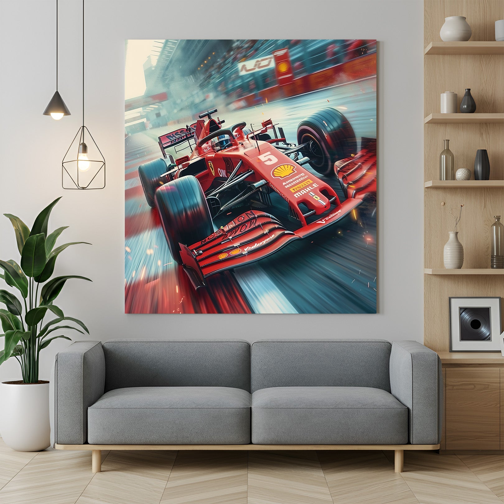 Formula 1 Car Wall Art – Racing Canvas for F1 Lovers – CIPHER SPACES