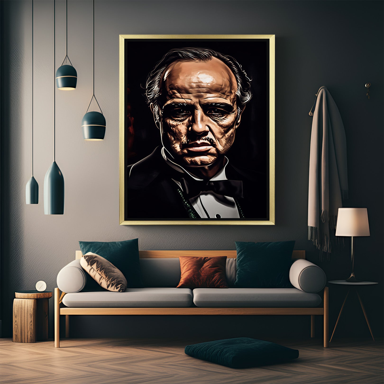 Godfather Portrait – Classic Cinematic Wall Poster for Timeless Decor ...